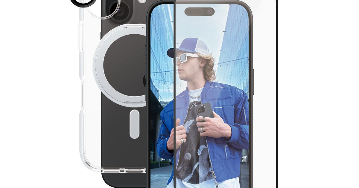 CARE™ by PanzerGlass® 3-in-1 Ceramic Bundle iPhone 16