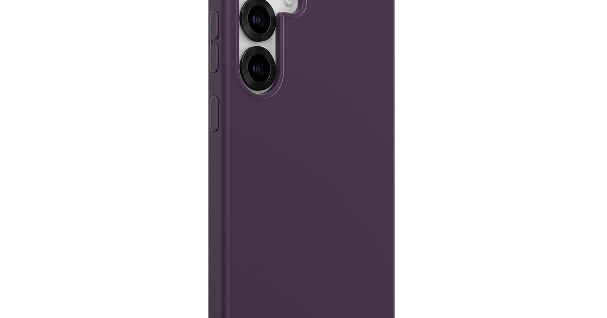 CARE™ by PanzerGlass® Case Plum Purple w. Qi Compatible Samsung Galaxy