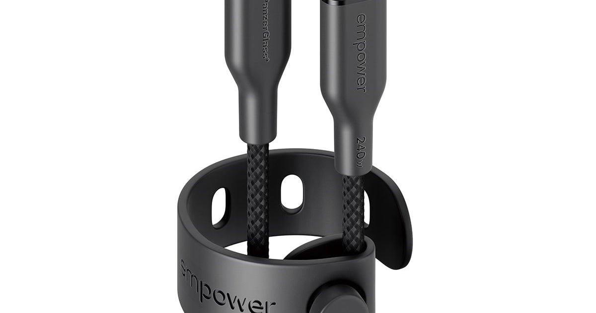 empower™ by PanzerGlass® Racing 240W USB-C to USB-C Cable | USB 2.0